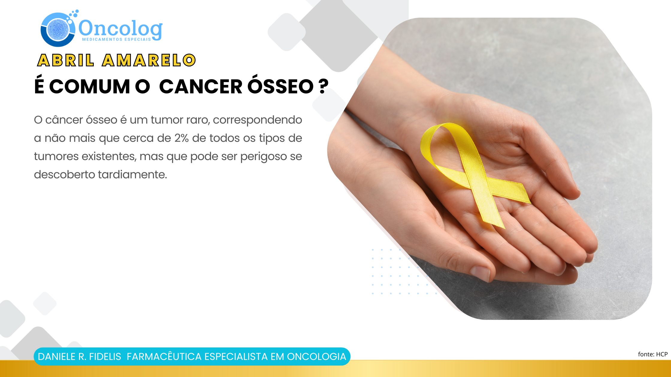 é comum o câncer ósseo ? - Oncolog Medicamentos Especiais